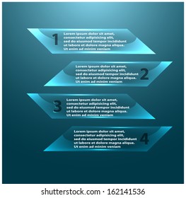 Infographics Design Vector On Blue Background Stock Vector (Royalty ...