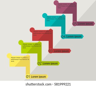 Number Steps 3d Info Graphic 1 Stock Vector (Royalty Free) 278467676 ...