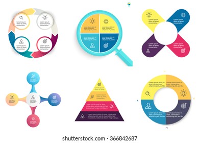 Infographics Elements Charts Diagrams 4 Steps Stock Vector (Royalty ...
