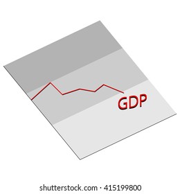 Infographics Gdp Graph Stock Vector (Royalty Free) 415199800 | Shutterstock