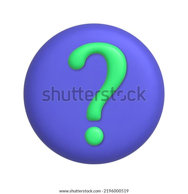 Infographics Icon Green Question Mark Symbol Stock Vector (Royalty Free ...