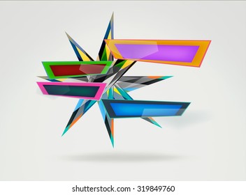 Infographics Modern Design Process Template Vector Stock Vector ...