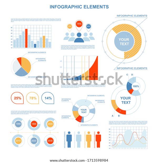 Infographics On White Background Vector Illustration Stock Vector ...