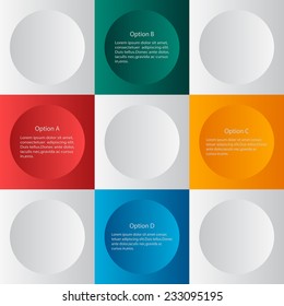Infographics Square Banner Stock Vector (Royalty Free) 233095195 ...