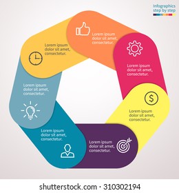 164 7 Block Infographic Images, Stock Photos & Vectors | Shutterstock