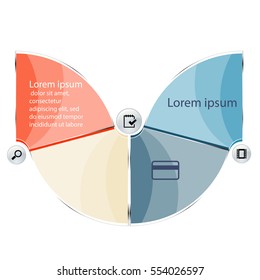 Infographics Template Data Visualization Diagram Presentation Stock ...