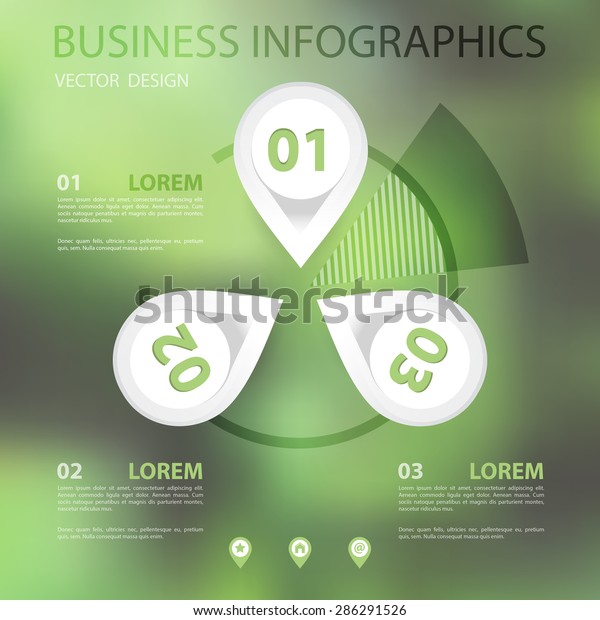 Infographics Vector Illustration Numbered Banners Diagram Stock Vector ...