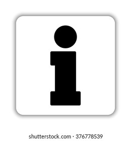 Information Black Vector Icon Stock Vector (Royalty Free) 376778539 ...