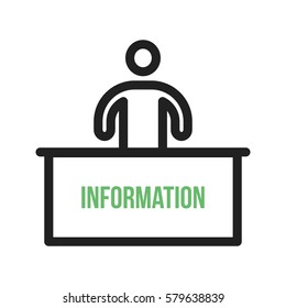 Information Desk Stock Vector (Royalty Free) 579638839 | Shutterstock