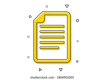 Information File Sign Document Management Icon Stock Vector (Royalty ...