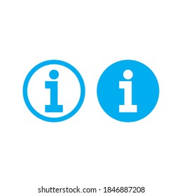 Information Icon Info Symbol Vector Illustration Stock Vector (Royalty ...