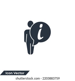 Information Icon Logo Vector Illustration Stand Stock Vector (Royalty ...