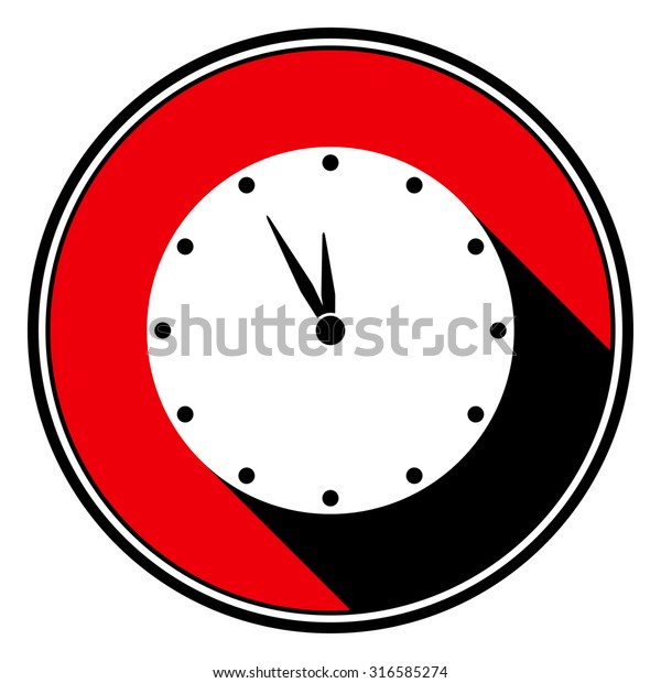 Information Icon Red Circle Black Outline Stock Vector (Royalty Free ...