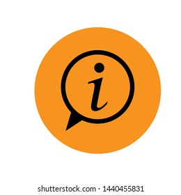 Information Icon Faq Details Symbol Bubble Stock Vector (Royalty Free ...