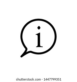 Information Icon Vector Design Template Stock Vector (Royalty Free ...
