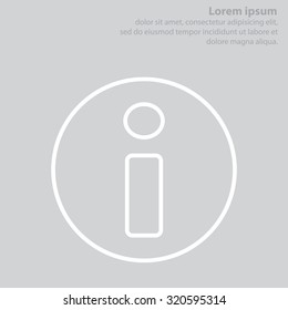Information Line Icon Stock Vector (Royalty Free) 322300088 | Shutterstock
