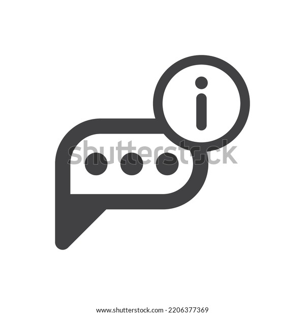 Information Message Icon Sign Symbol Stock Vector (Royalty Free ...