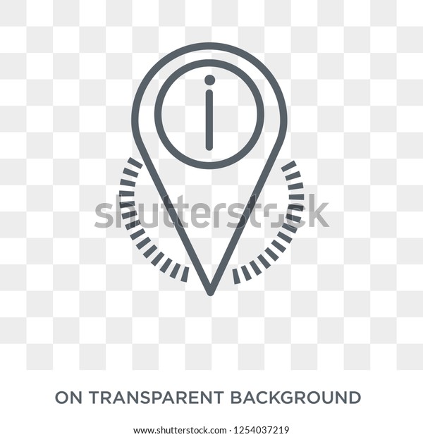 Information Point Pin Icon Trendy Flat Stock Vector (Royalty Free ...