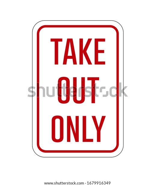 Information Sign Take Out Only Information Stock Vector (Royalty Free ...