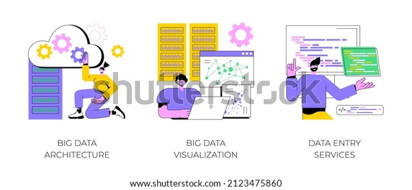 Information Storage Infrastructure Abstract Concept Vector Stock Vector ...