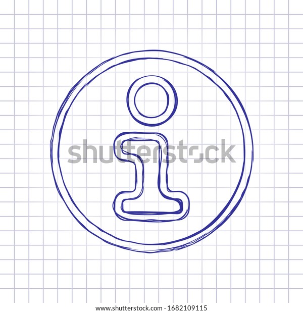 Information Symbol Circle Inform Desk Letter 库存矢量图（免版税）1682109115 ...