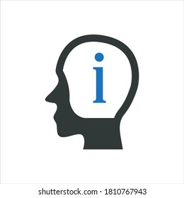 Information Vector Icon On White Background Stock Vector (Royalty Free ...