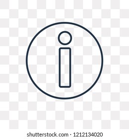Information Vector Outline Icon Isolated On Stock Vector (Royalty Free ...