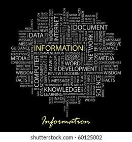 Quality Word Collage On Black Background Stock Vector (Royalty Free ...
