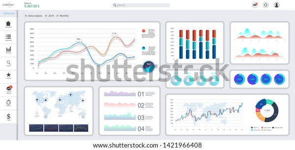 Tablero informativo y simple. Plantilla de: vector de stock (libre de ...