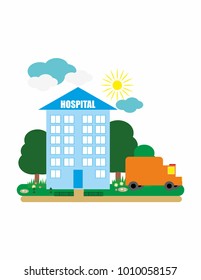 Infrastructure Hospital Graphics Stock Vector (Royalty Free) 1010058157 ...