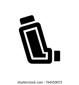 Inhaler Breathing Icon Stock Vector (Royalty Free) 764550073 | Shutterstock