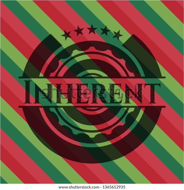 Inherent Christmas Badge Background Stock Vector (Royalty Free ...