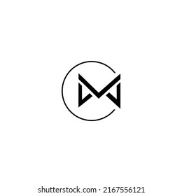 Inisial M Vector Logo Monogram Alphabet Stock Vector (Royalty Free ...