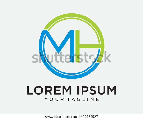 Inisial Mh Logo Template Sets Mh Stock Vector (Royalty Free) 1422969527 ...