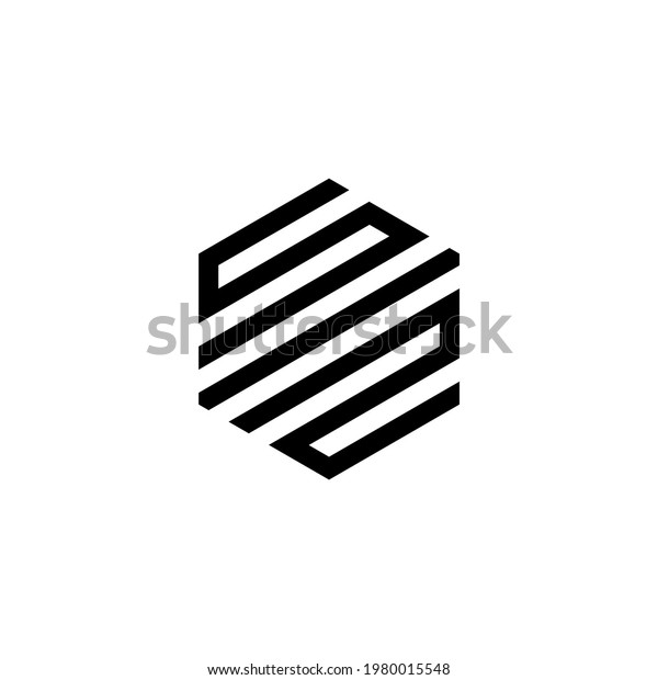 Initial 512 Letter Logo Design Polygon Stock Vector (Royalty Free ...