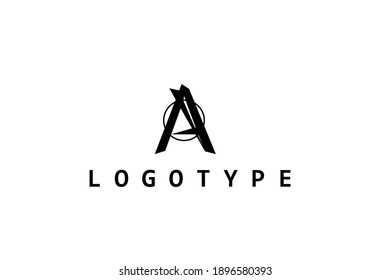 Initial Alphabet Logo Design Template White Stock Vector (Royalty Free ...