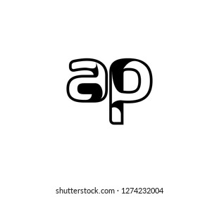Pep Letter Original Monogram Logo Design Stock Vector (Royalty Free ...