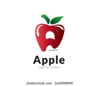 Initial Apple Logo Design Inspiration Stock Vector (Royalty Free ...