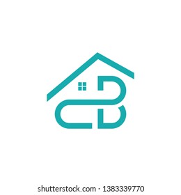 Initial Cb Real Estate Logo Template Stock Vector (Royalty Free ...