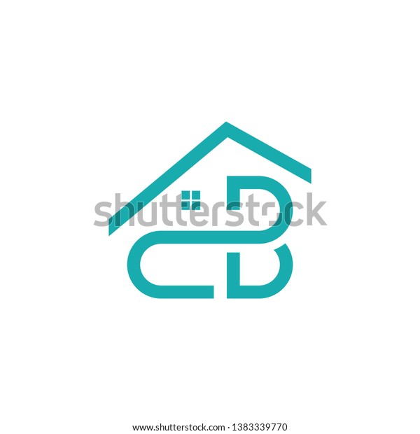 Initial Cb Real Estate Logo Template Stock Vector (Royalty Free ...