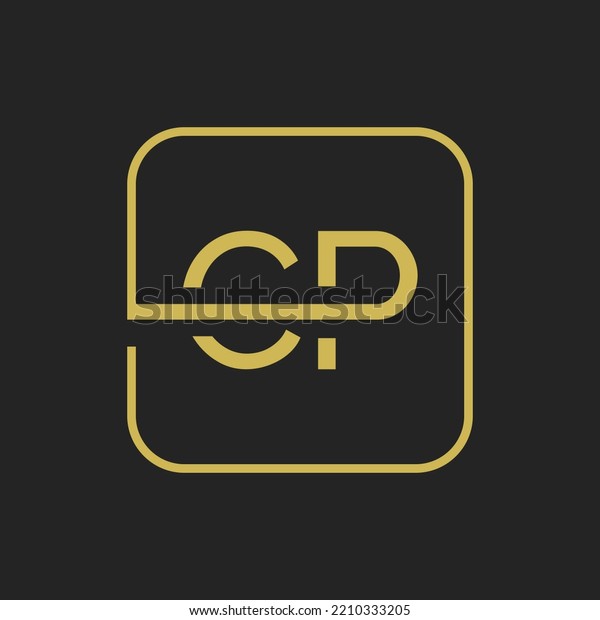 Initial Cp Pc C P Letter Stock Vector (Royalty Free) 2210333205 ...