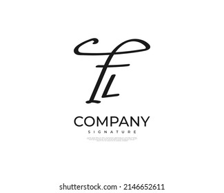 Initial F L Logo Design Elegant Stock Vector (Royalty Free) 2146652611 ...