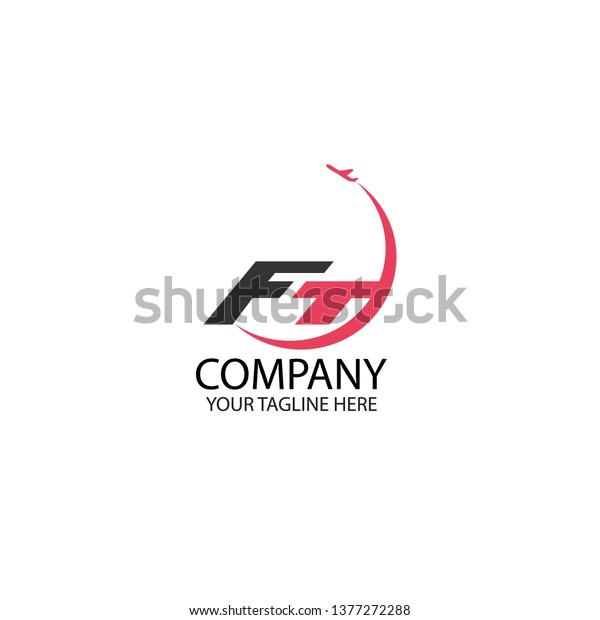 Initial Ft Travel Logo Design Vector Stock Vector (Royalty Free ...