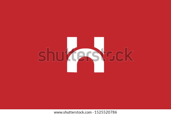 Plantilla De Vector De Diseño De Logotipo De La Letra H Inicial