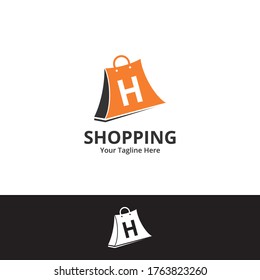 Initial H Shop Logo Designs Template Stock Vector (Royalty Free) 1763823260