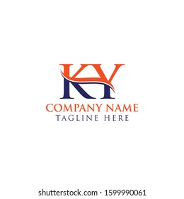 Initial Ky Letter Logo Design Vector Stock Vector (Royalty Free) 1599990061