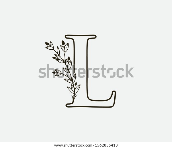 Initial L Letter Logo Icon Created Stock Vector (Royalty Free ...