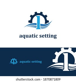 Initial R Letter Swimming Pools Aquatic Stock Vector (Royalty Free ...