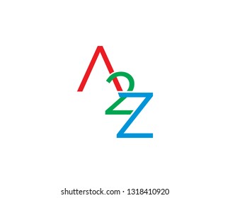 Initial Letter A2z Design Logo Stock Vector (Royalty Free) 1318410920 ...