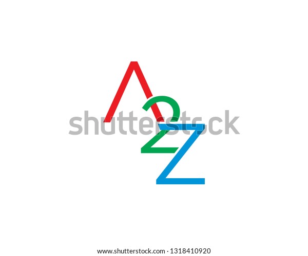 Initial Letter A2z Design Logo Stock Vector (Royalty Free) 1318410920 ...